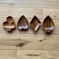 Large Leaf Monkey Pod Wood Tray – Wooden Snack Tray, Hawaiian Decor ...