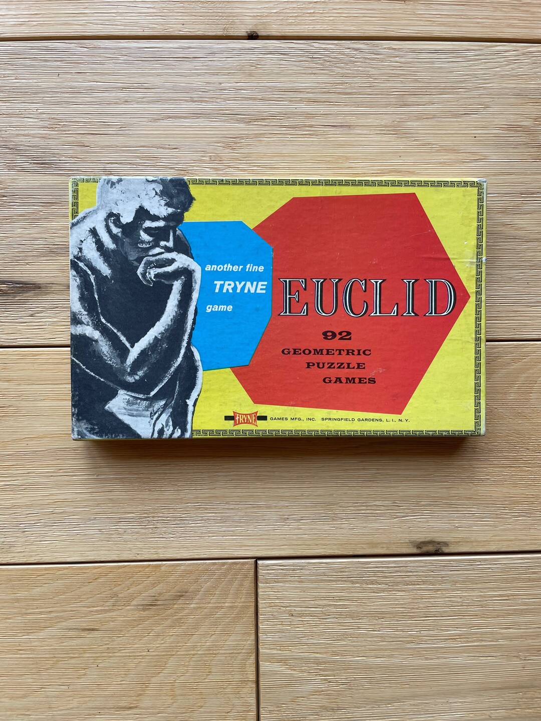 Vintage Euclid 1961 Tryne Puzzle Game - Etsy