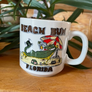 Vintage Florida Alligator Souvenir Coffee Cup - Etsy