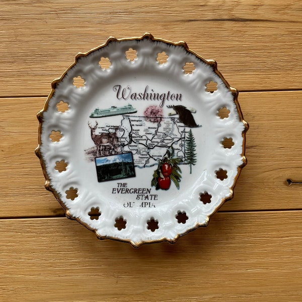 Souvenir Washington State Plates - Etsy