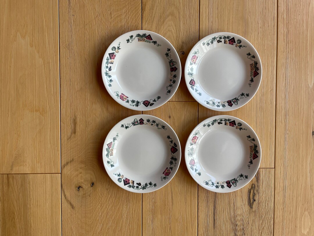 Corelle Garden Home Dessert Plates - Etsy