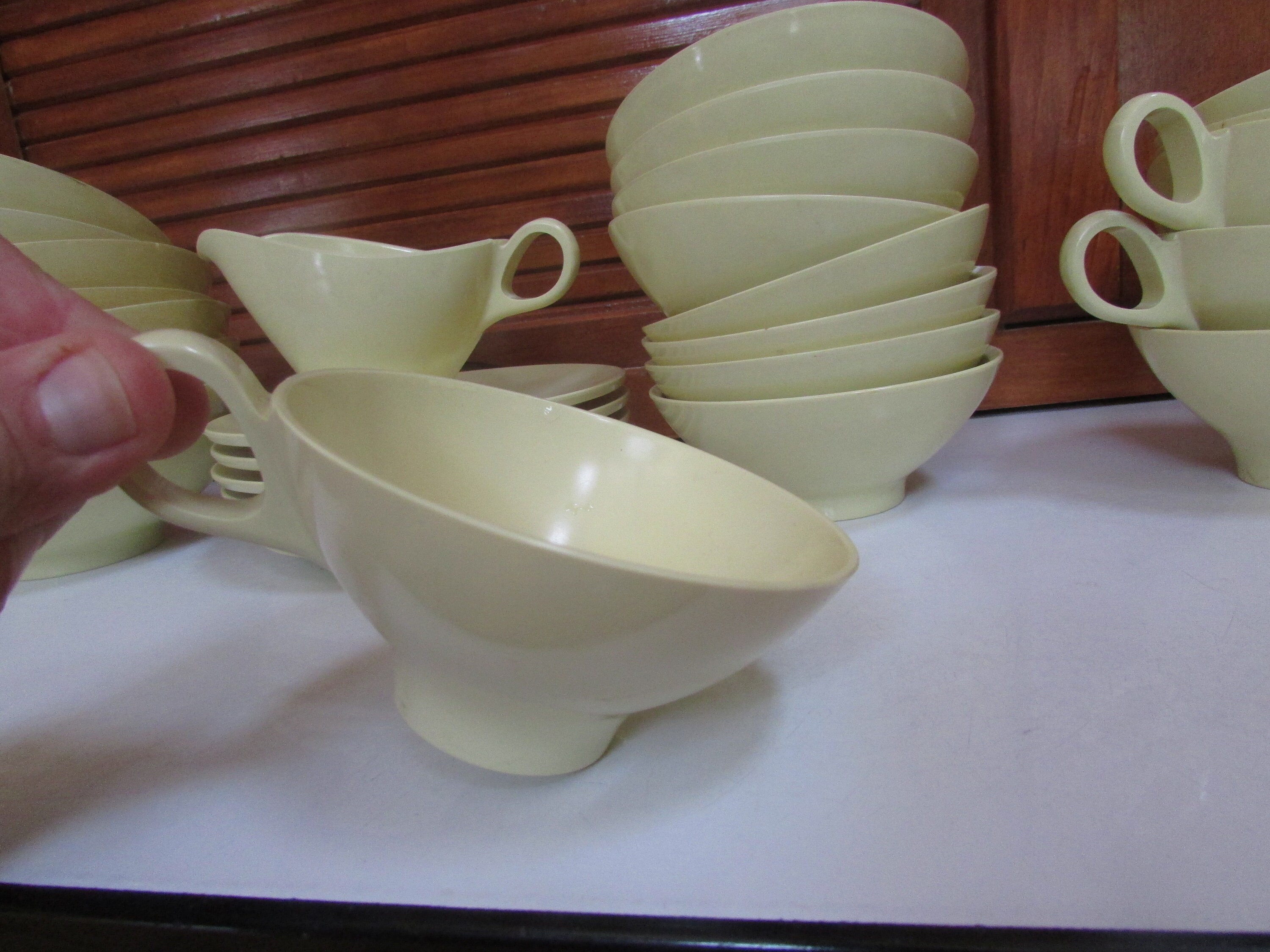 Boontonware USA Yellow Melmac Serving Dinner Set 29 Piece | Etsy