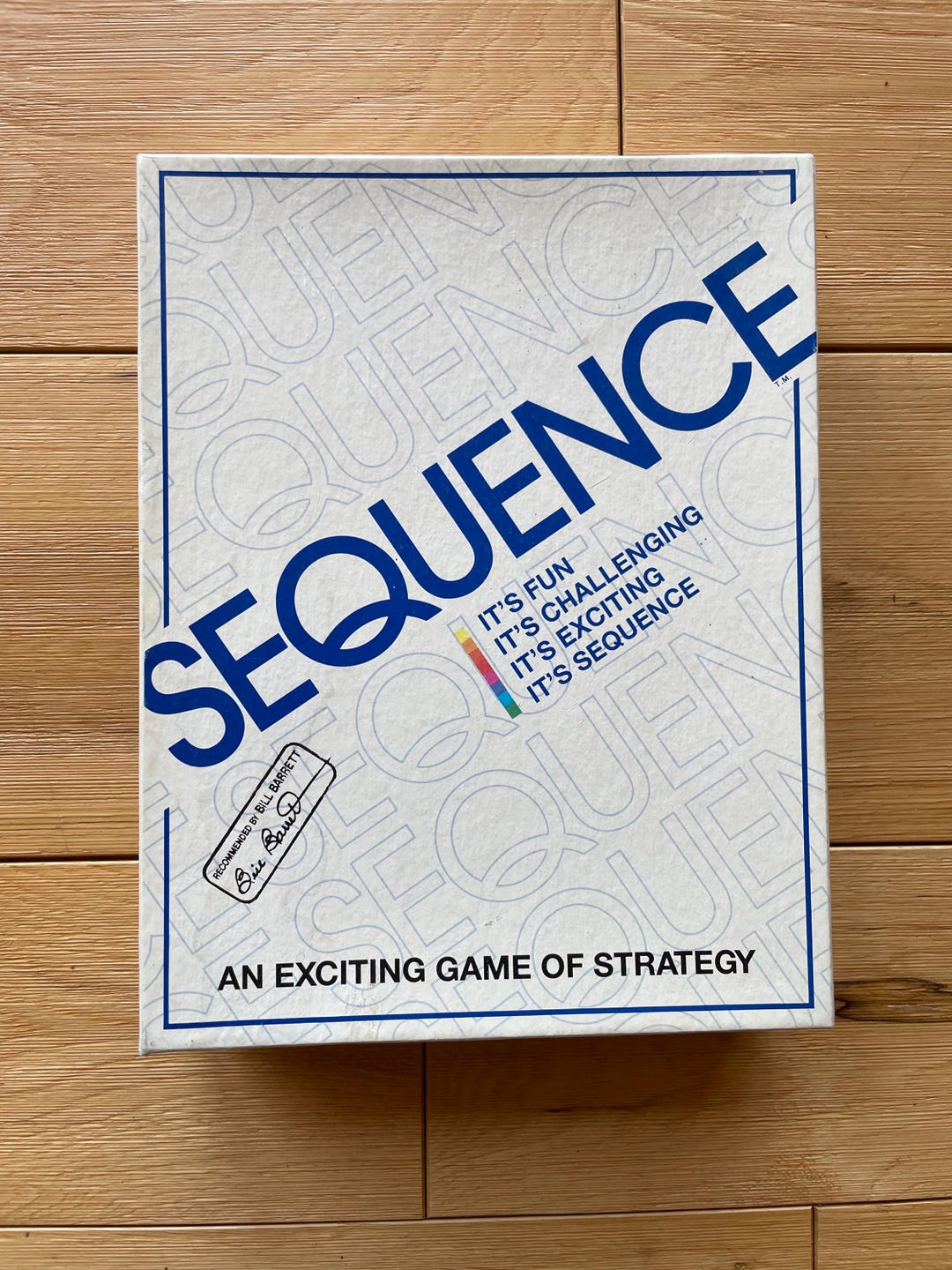 Vintage Sequence Board Game - Etsy