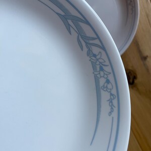 Vintage Corelle Blue Lily Salad Plates - Etsy