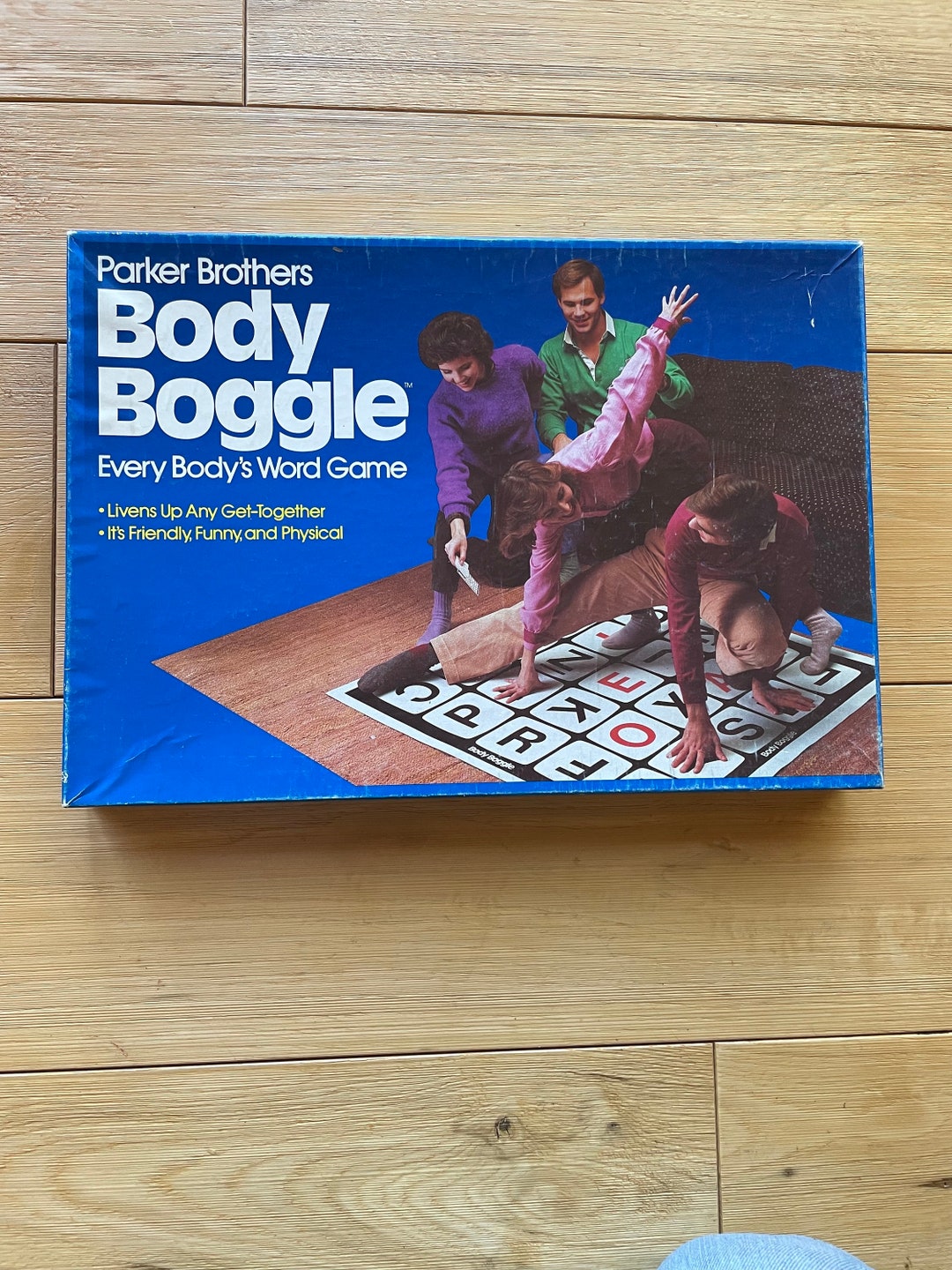 Vintage Body Boggle Word Game - Etsy
