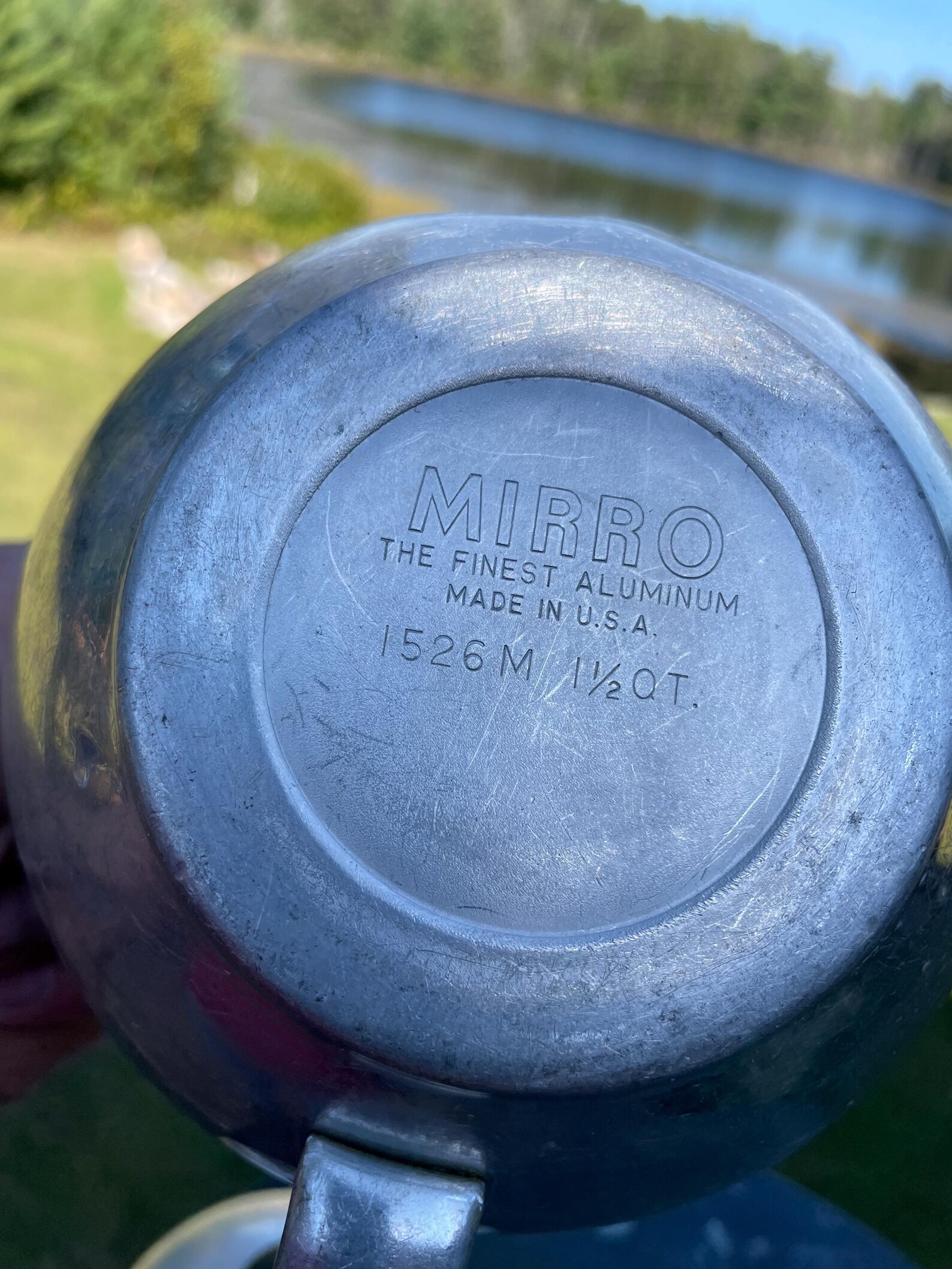 Vintage Mirro Aluminum Tea Pot - Etsy