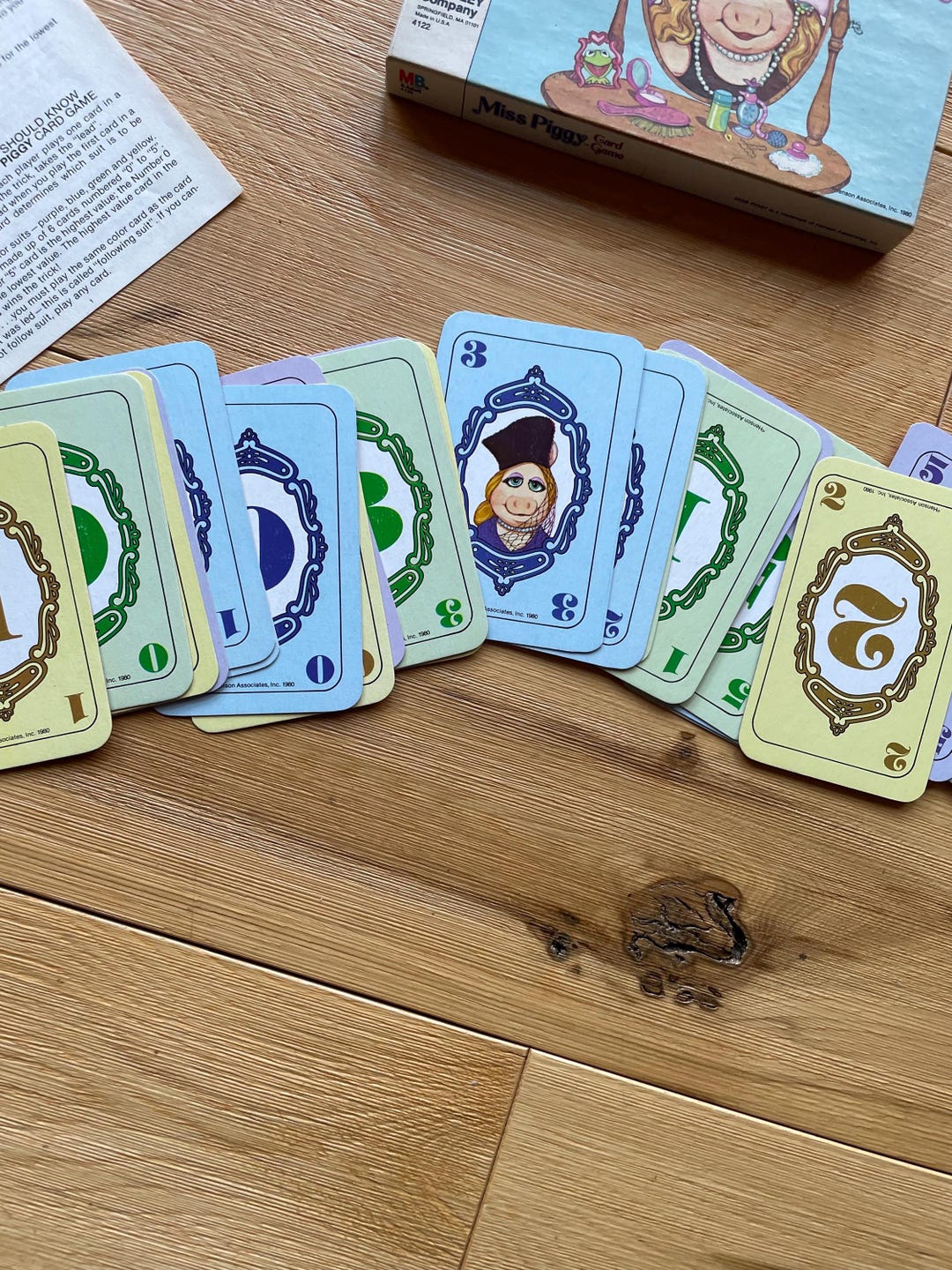 Vintage Miss Piggy Card Game - Etsy