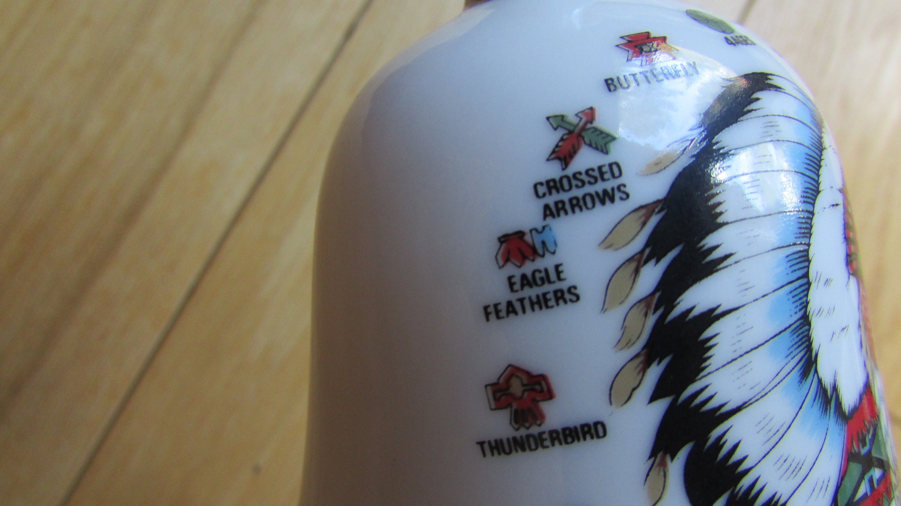 Native American Collectible Bell Porcelain Symbols Chief Headdress - Etsy