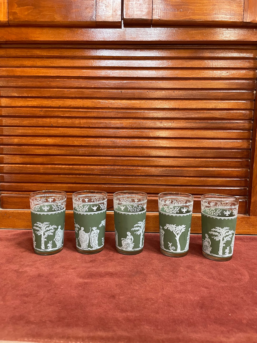 Jeanette Ware Juice Glasses - Etsy