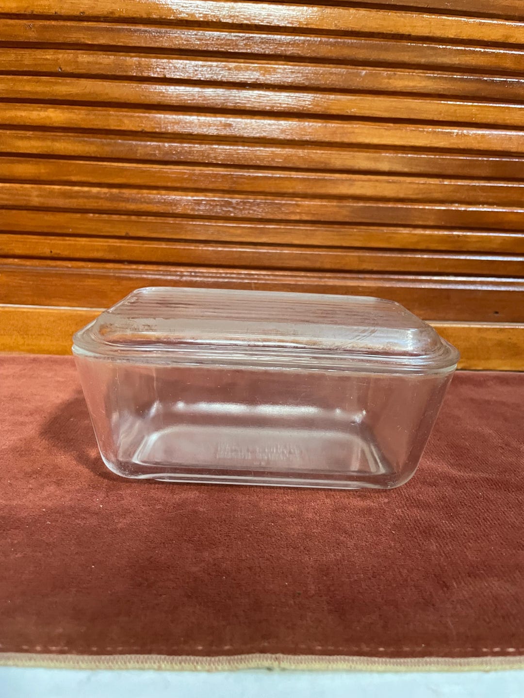 Vintage Pyrex Clear Glass Refrigerator Storage Dish - Etsy