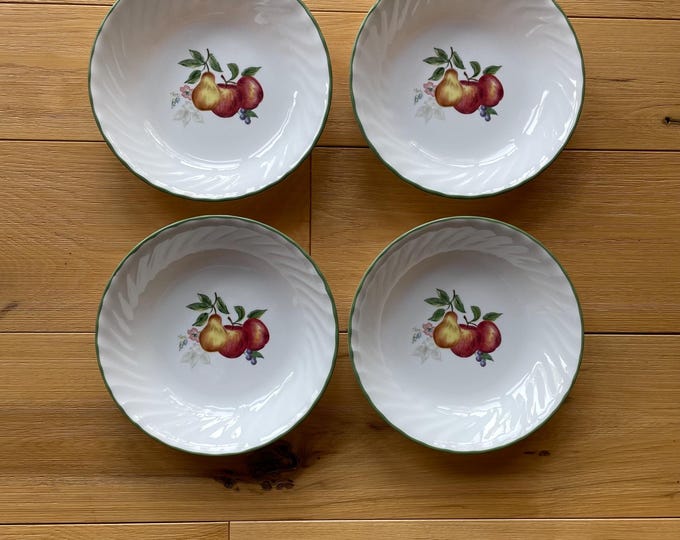 Vintage Corelle Fruit Chutney Swirl Salad Bowls - Etsy
