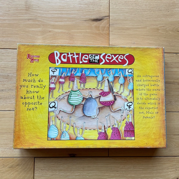 Battle of the Sexes - Etsy