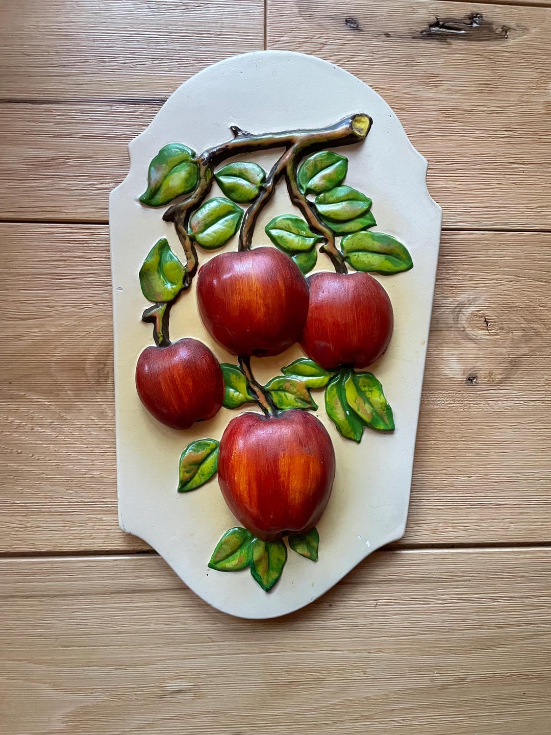 Vintage Apple Design Wall Decor - Etsy
