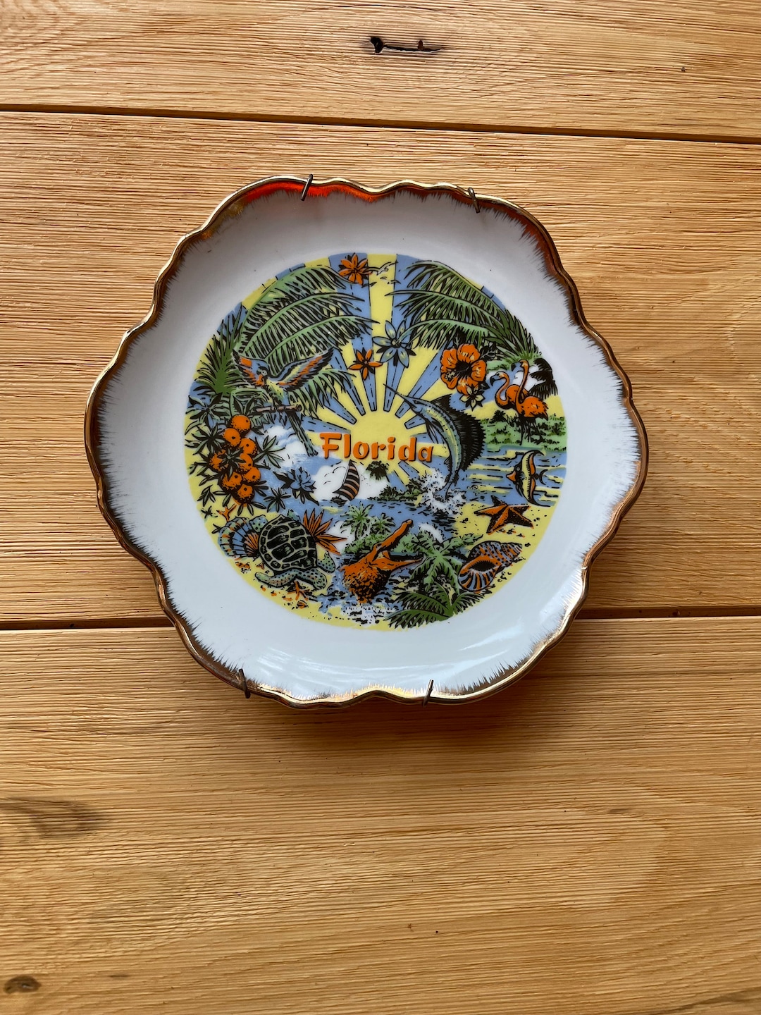 Vintage Florida State Plate - Etsy
