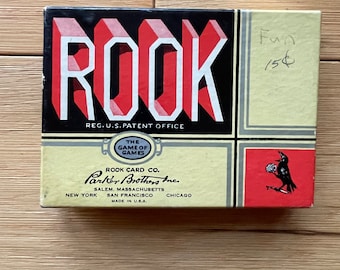 Vintage 1940s Rook Card Game by Parker Brothers Great Vintage Condition ...