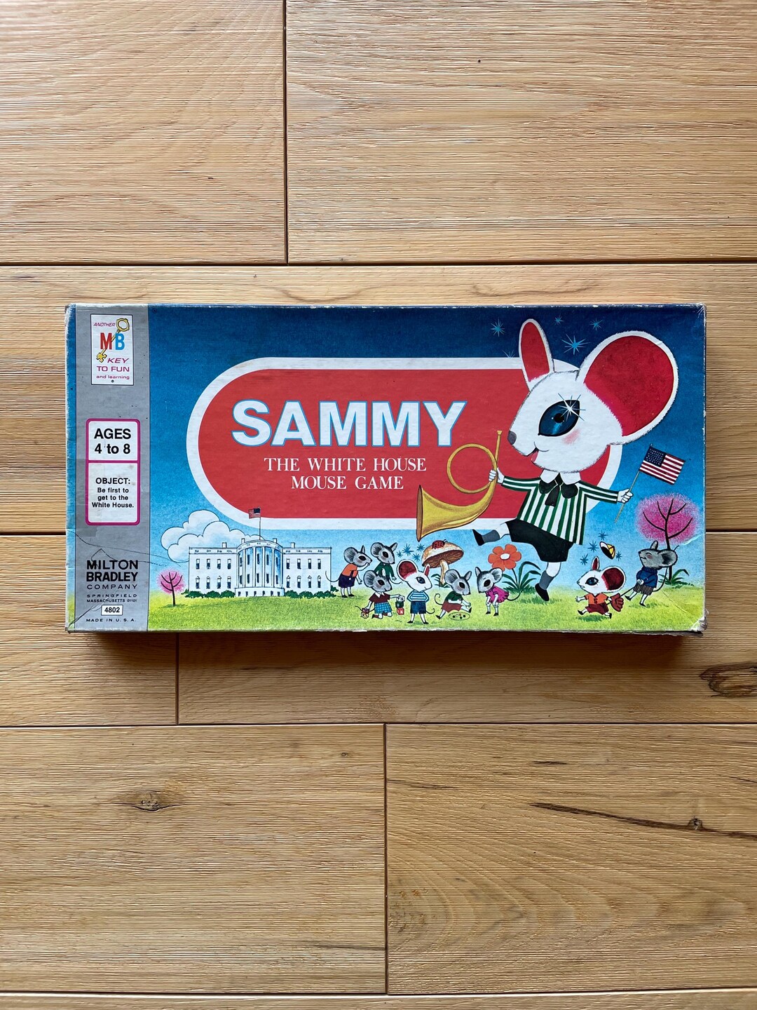 Vintage 1977 sammy the White House Mouse Game - Etsy
