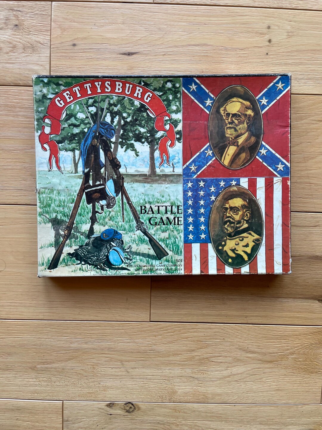 Vintage Gettysburg Battle Game From 1977 - Etsy