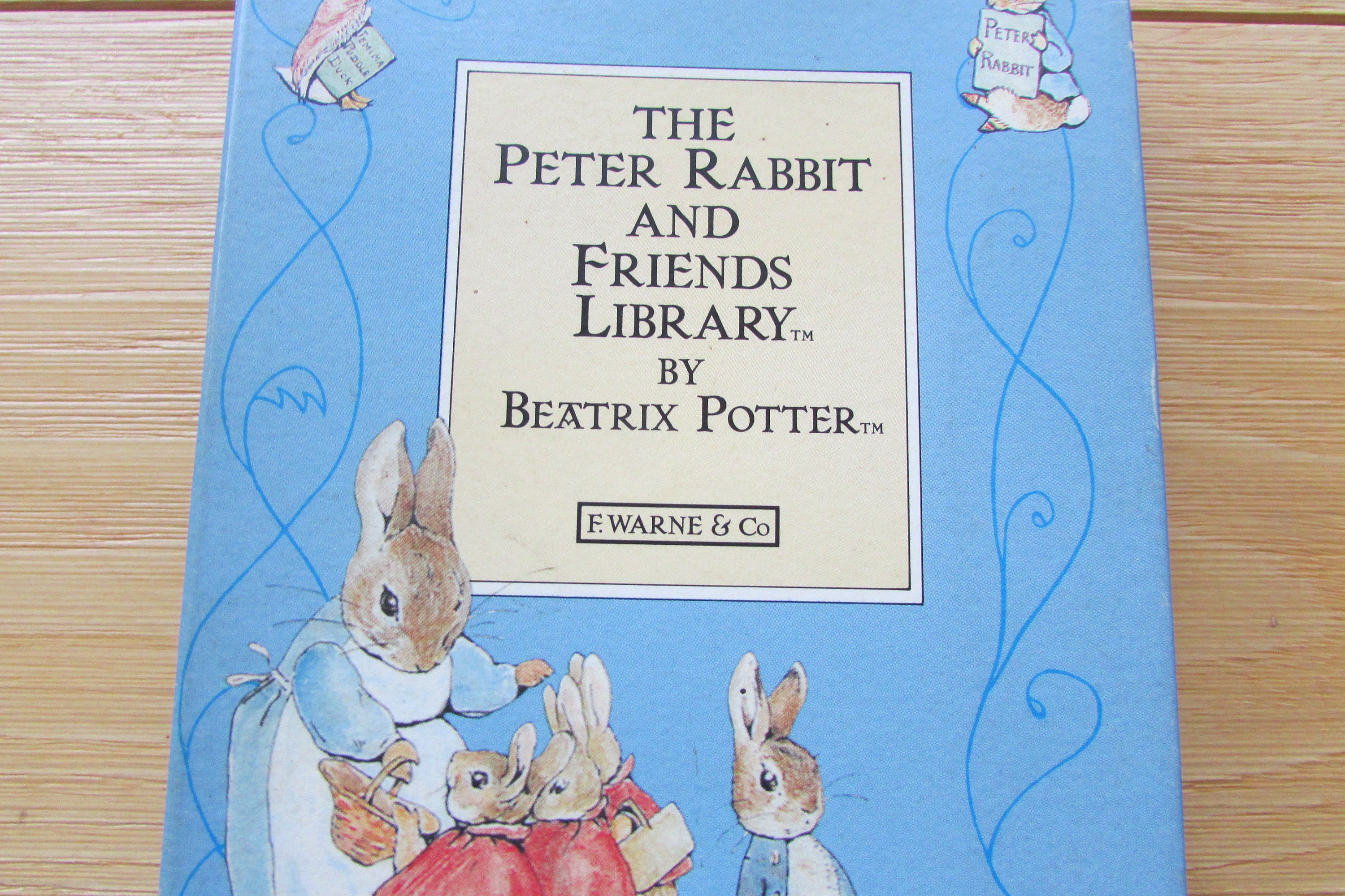 The Peter Rabbit and Friends Library by Beatrix Potter 5 Books | Etsy