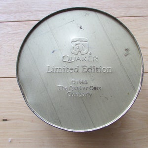 Quaker Oats Limited Edition 1983 Metal Tin - Etsy