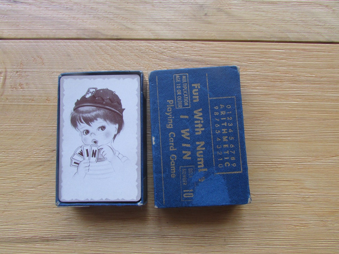 1951 Fun With Numbers Exclusive Playing Card Co - Etsy