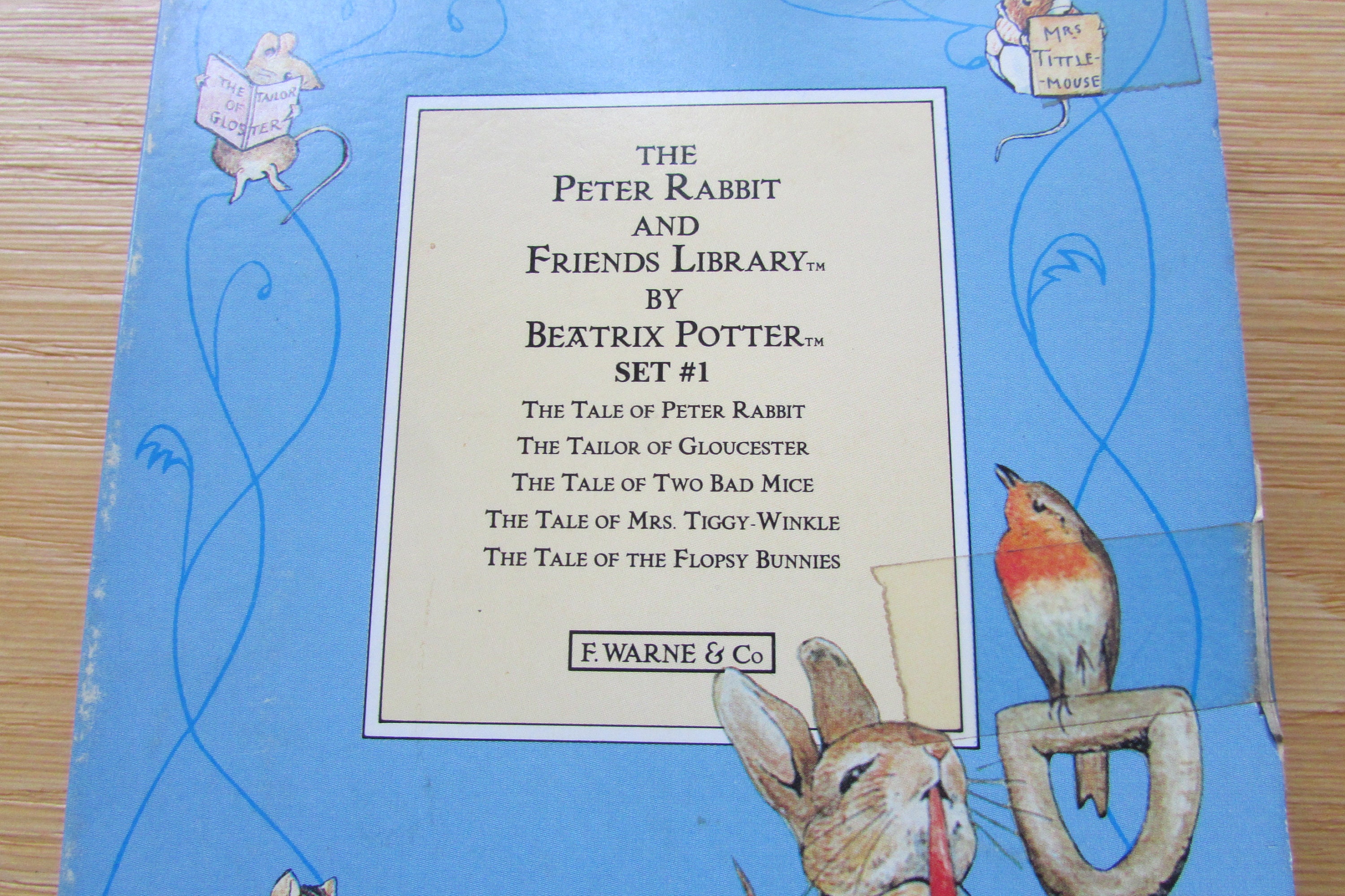 The Peter Rabbit and Friends Library by Beatrix Potter 5 Books | Etsy