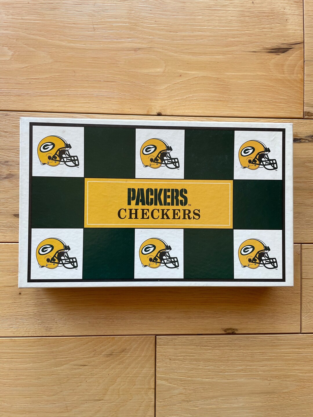 Green Bay Packers Checker Board Game - Etsy