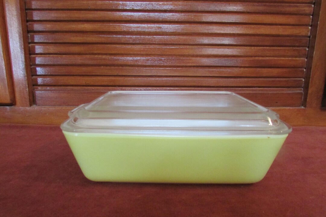 Pyrex Yellow Casserole Refrigerator Dish With Lid - Etsy