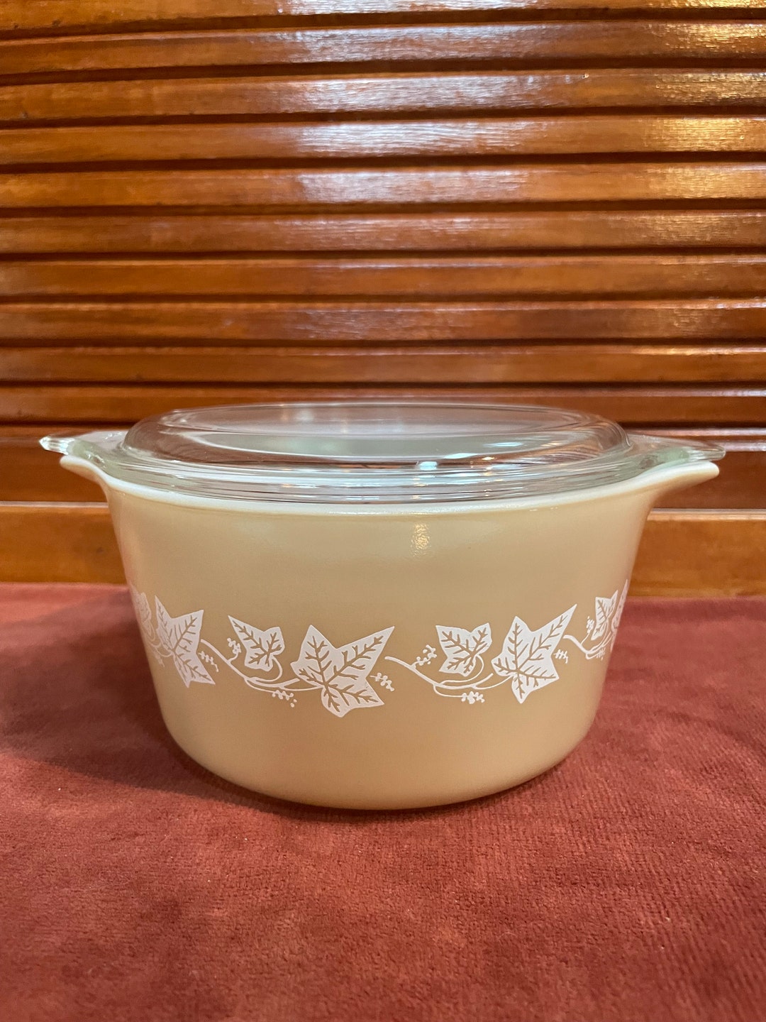 Pyrex Sandalwood Casserole With Lid 473 1 Q - Etsy