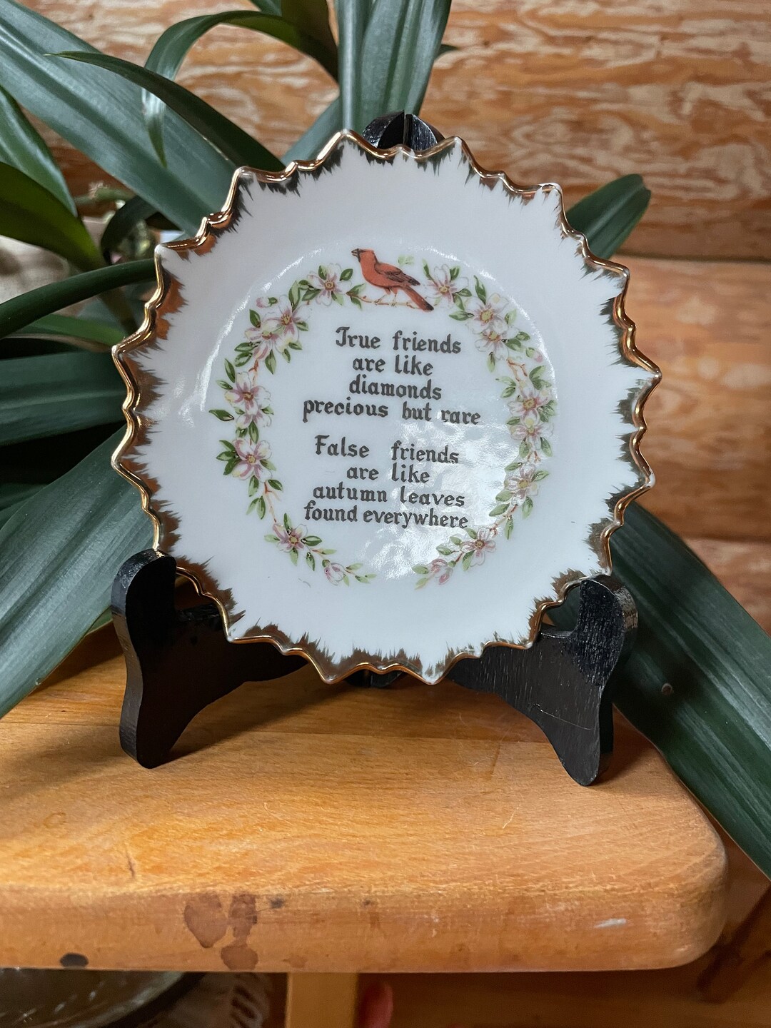 Vintage Small Friendship Plate - Etsy
