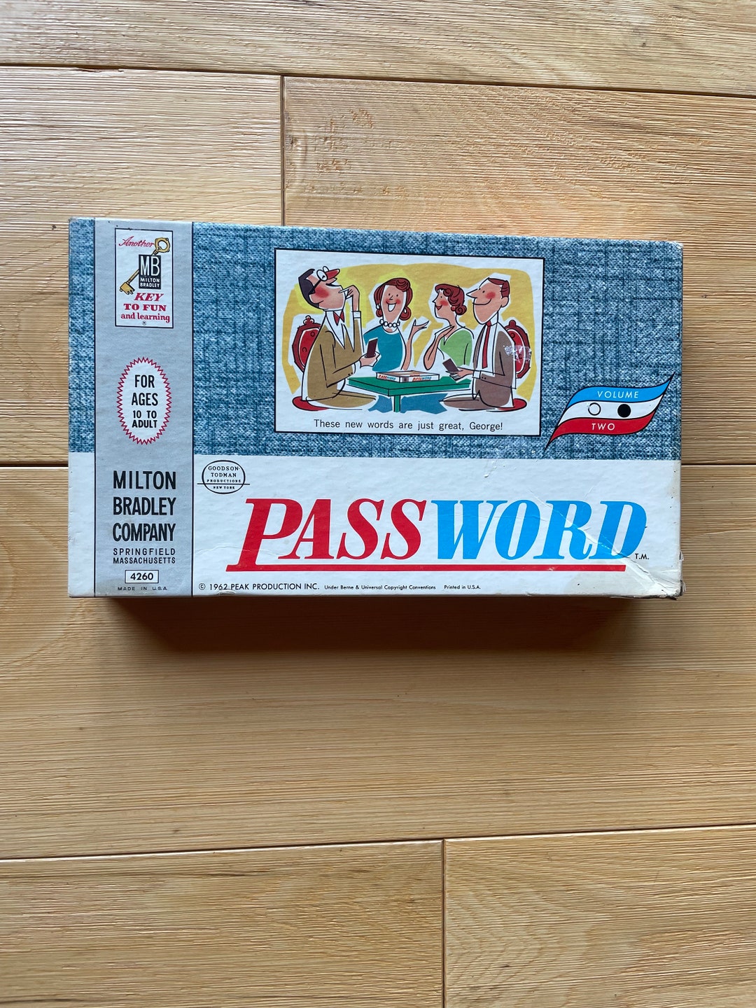Vintage 1962 Password Game - Etsy