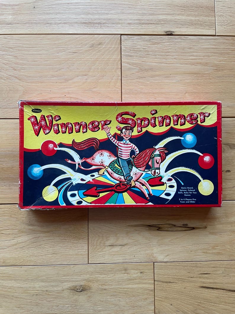 Vintage Winner Spinner Game - Etsy