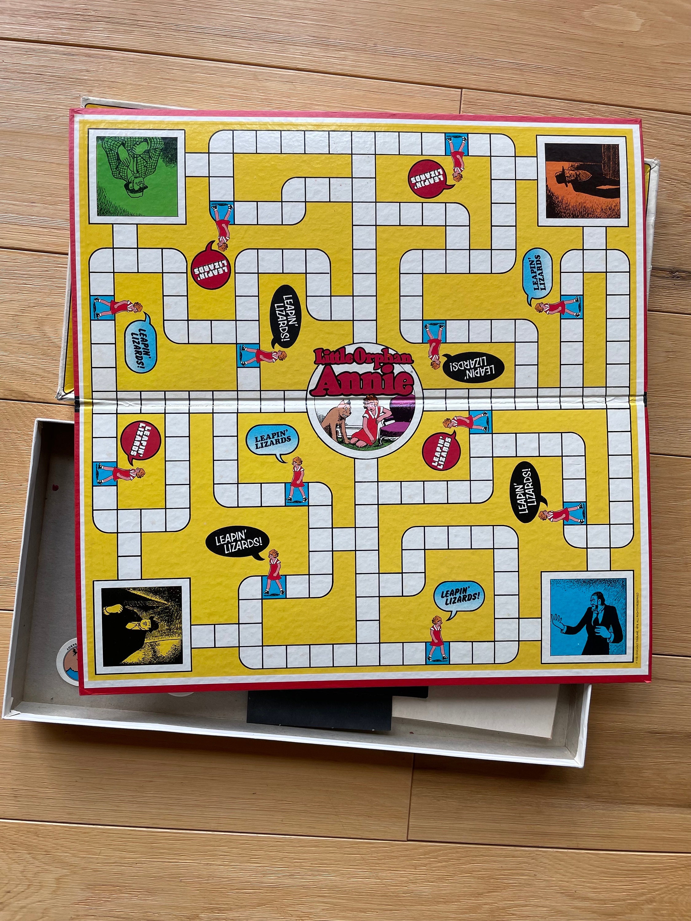 Vintage Little Orphan Annie Board Game - Etsy