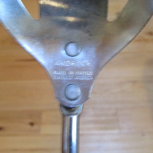 Vintage Kitchen Utensils Wooden Metal Spoon Rolling Pin Hand Mixer ...