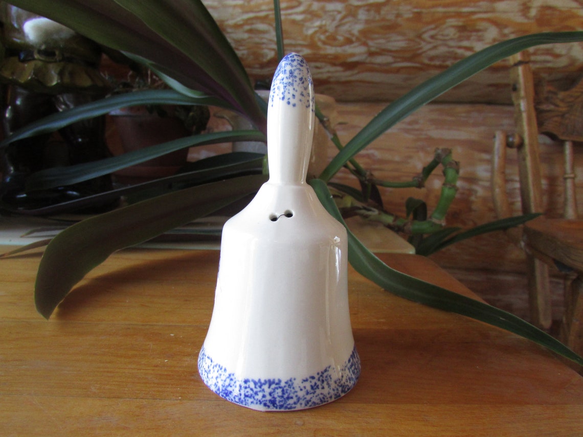 Florida Kitchen Prayer Porcelain Bell Blue and White - Etsy