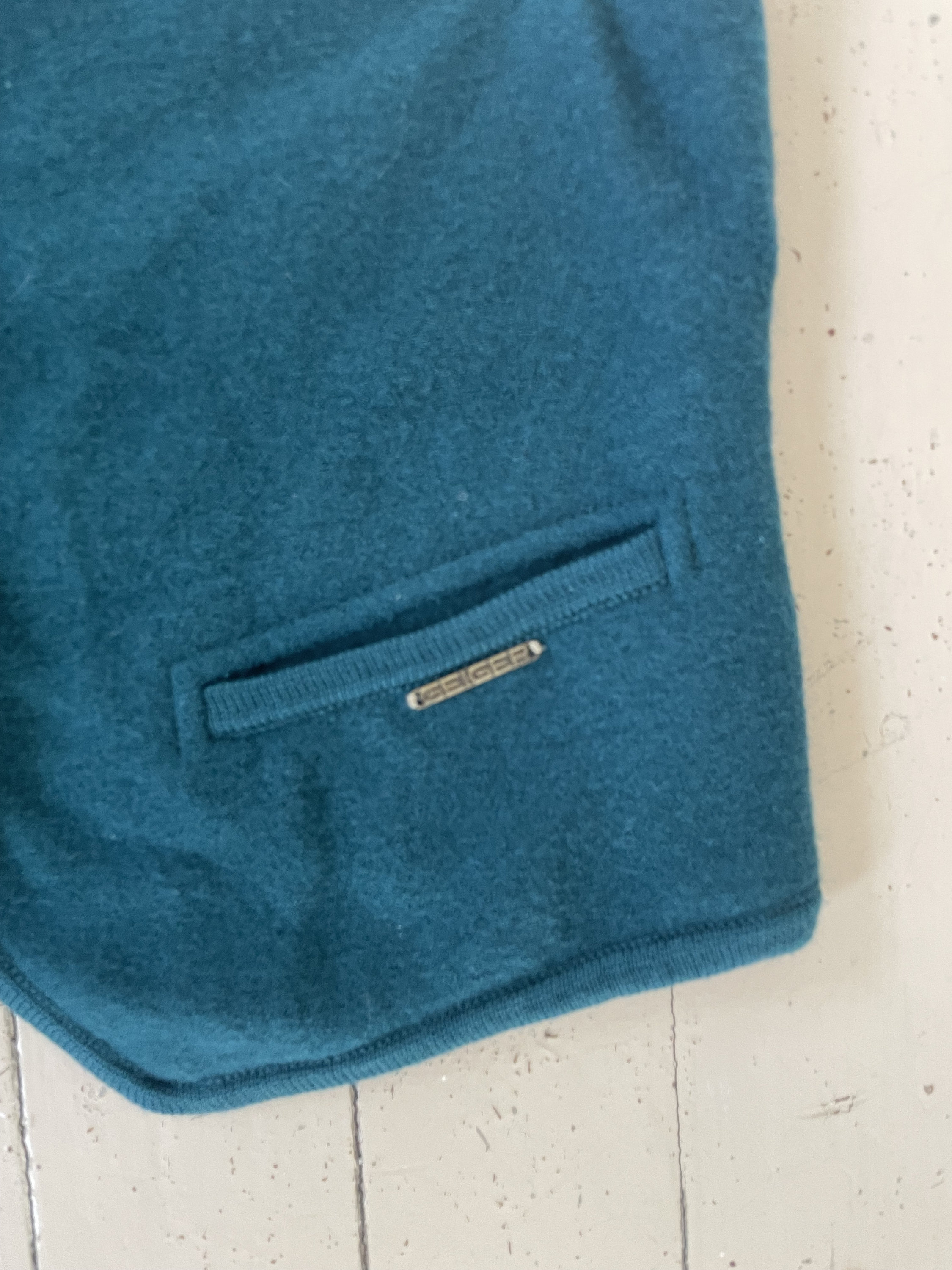 Vintage 80s Geiger Vest Boiled Wool Jade Geiger - Etsy