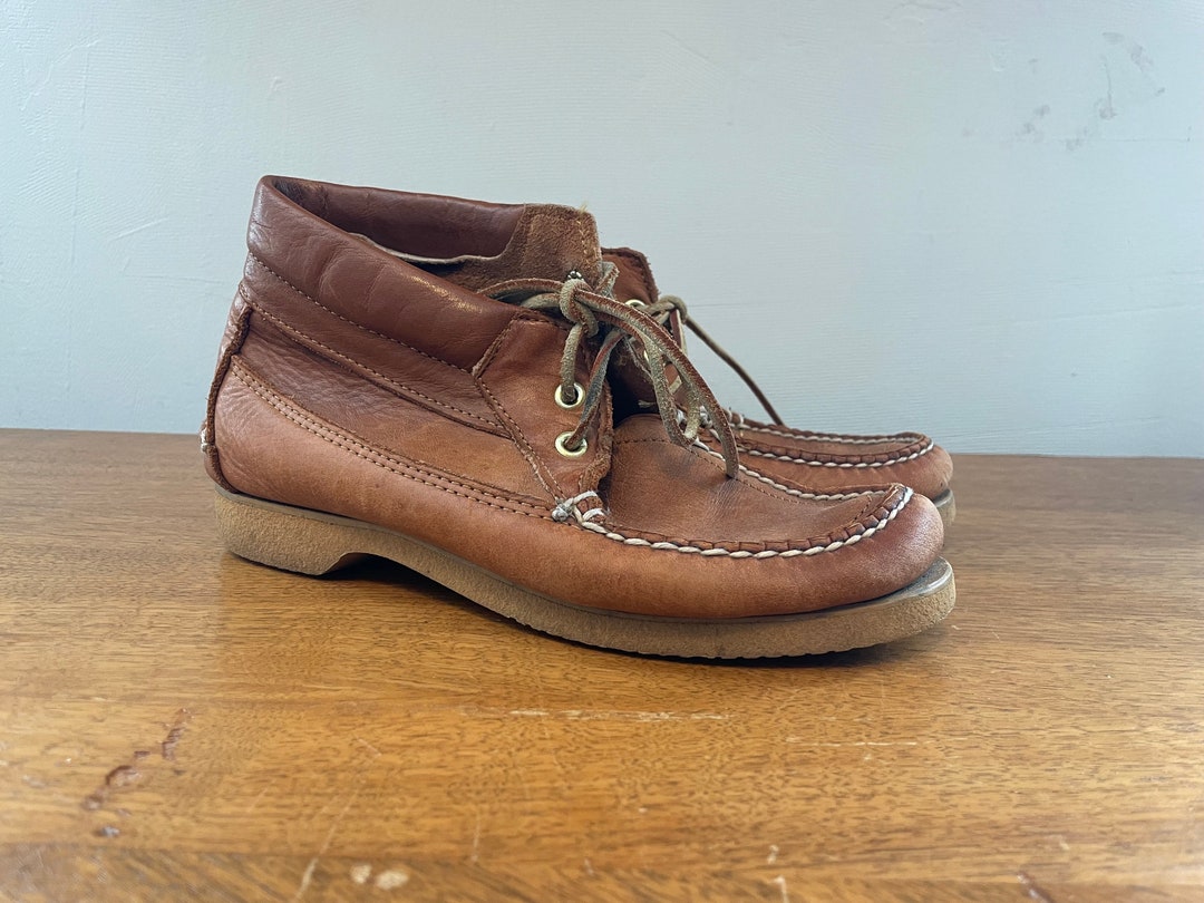 Vintage Quoddy Chukka Boots Lace up Shirt Boots 6 - Etsy