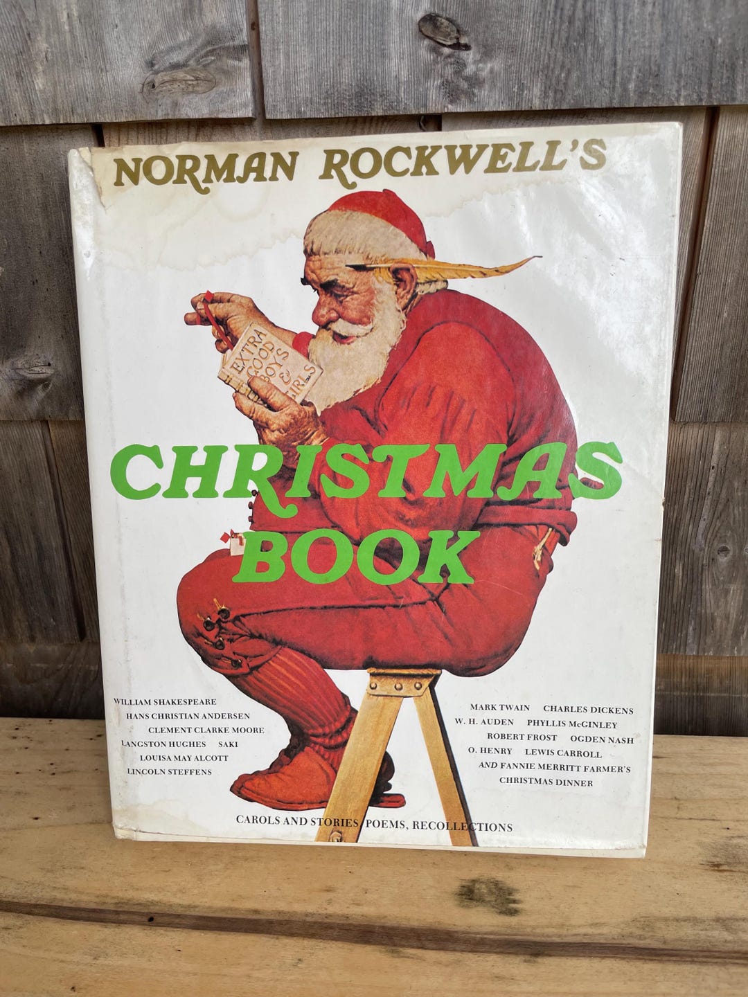 Vintage 70s Norman Rockwell’s Christmas Book Poems Paintings Carols - Etsy