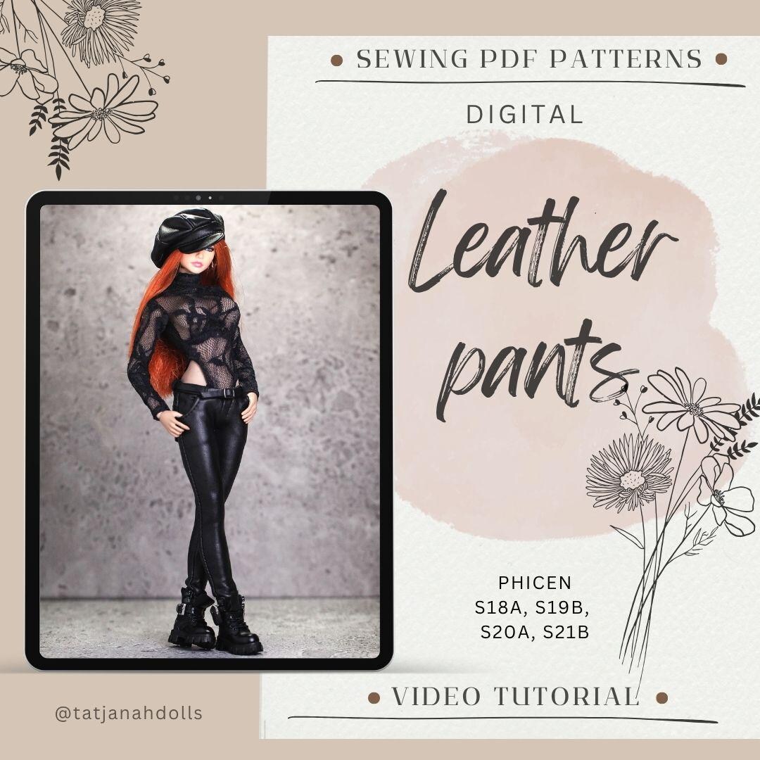 PDF Digital Pattern Leather Pants for Phicen/tbleague S18A S19B S20A ...