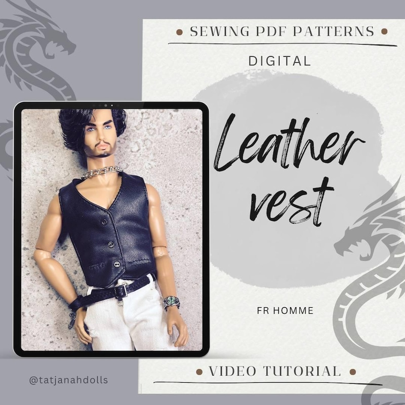 Male doll vest patterns - Etsy.de