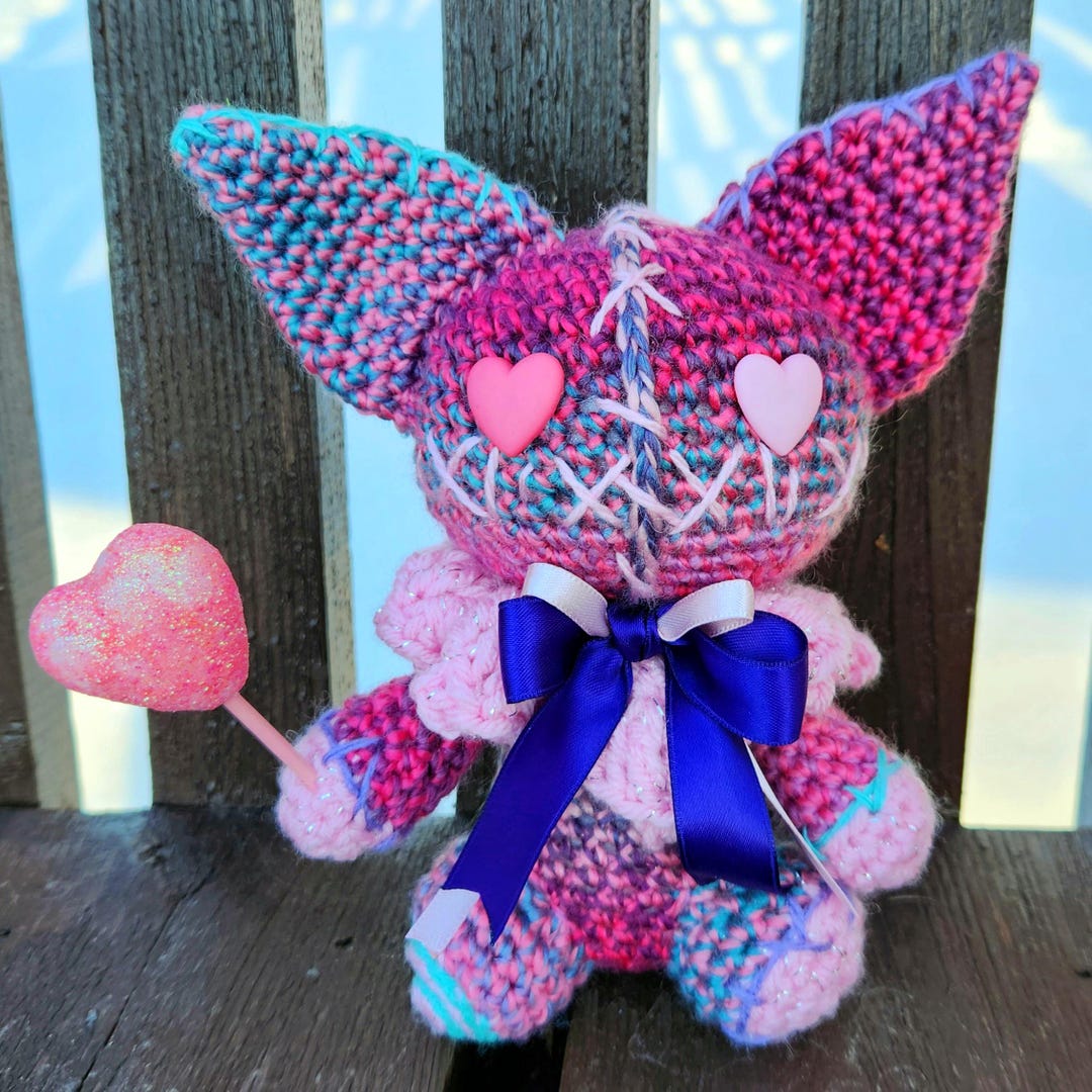 Crochet Horror Valloween Creepy Voodoo Kitty. NOT Recommended for Kids ...