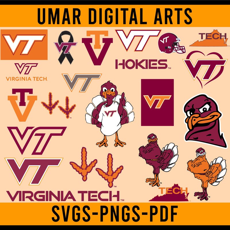 Virginia Tech Hokie - Etsy