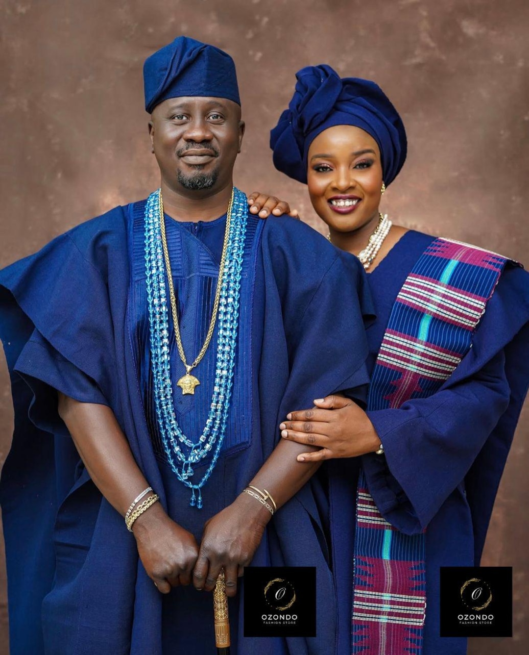 African Couples Traditional Outfit, Matching Aso Ebi Wear for Wedding ...