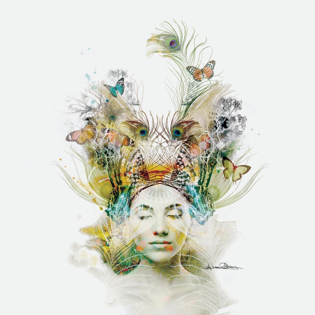 Fine Art Print - Transcendence Mother Nature Earth Visionary Spiritual ...