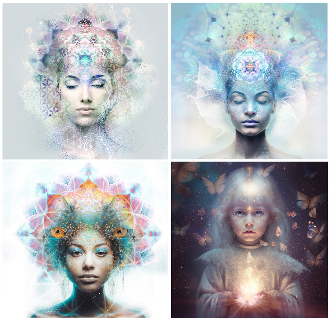 Custom Portraits Digital Spiritual Visionary Art Commission Creations ...