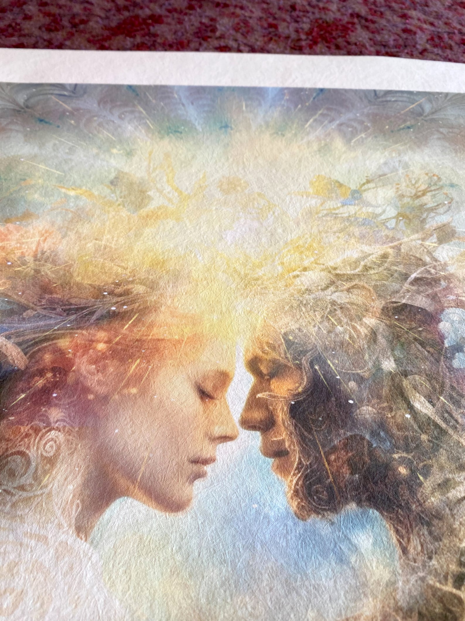 Fine Art Print -twinflame - Soul Mates Yin Yang Divine Union Visionary ...