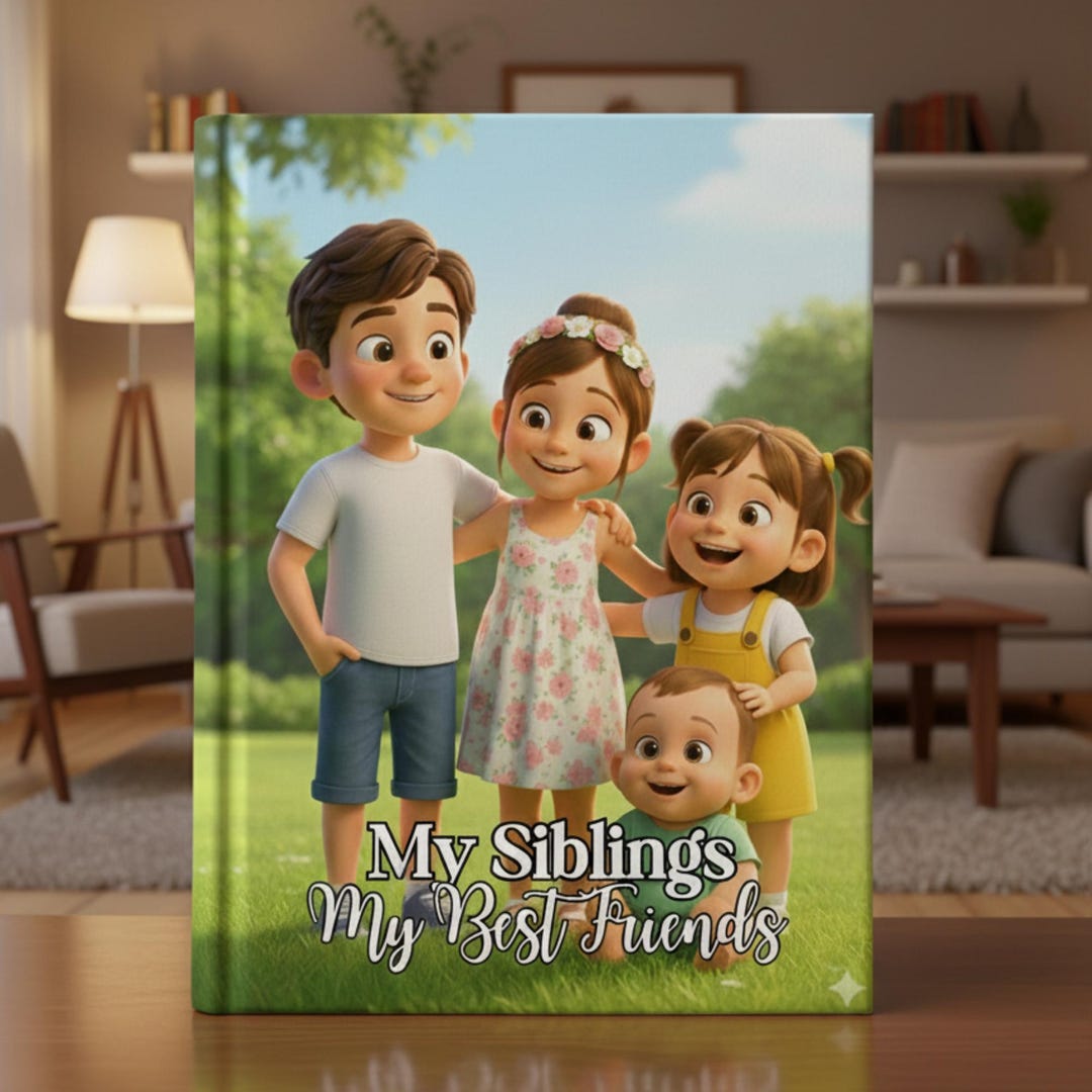 Personalized Siblings Story Book | Custom Sibling Characters ...
