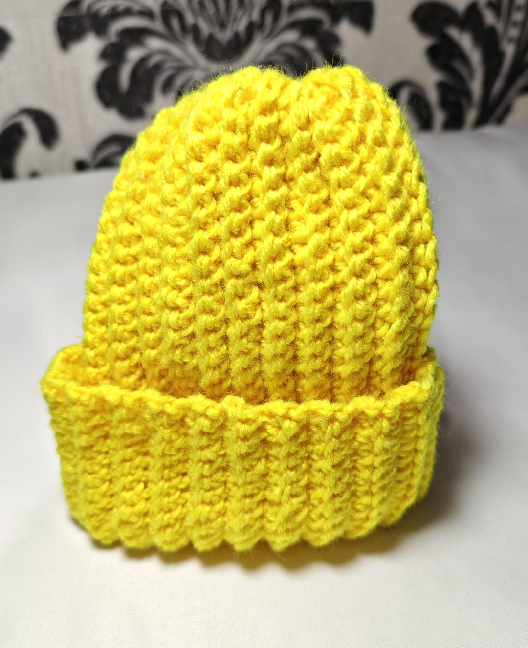 Kids Luxury Knitwear Hat (canary Yellow) - Etsy