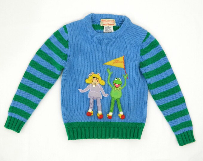 Vintage 80s Kermit the Frog & Miss Piggy Muppets Characters - Etsy