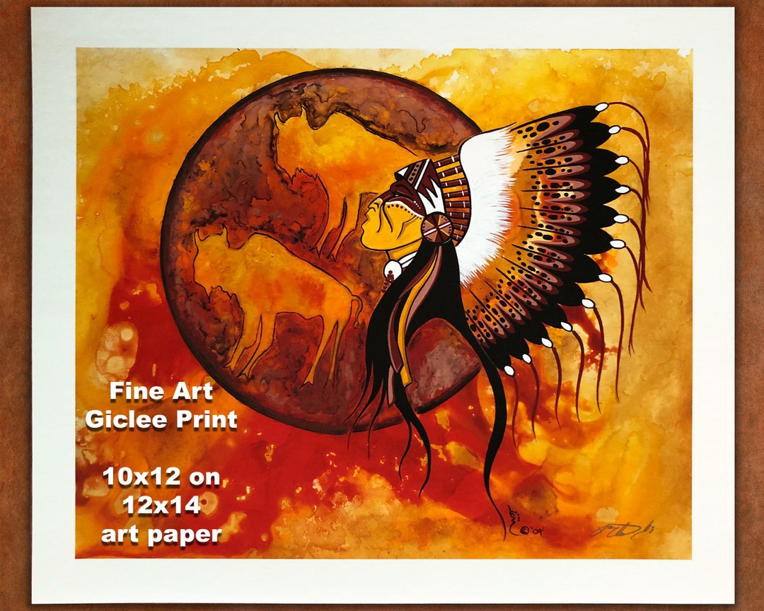 Native Art, Indigenous Art, Native American, Fine Art Giclee, Archival ...