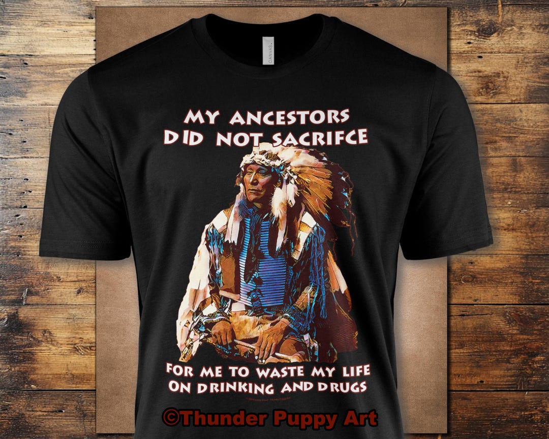Native American T-shirt, Sober Native, Native Pride,pow Wow, Unisex ...